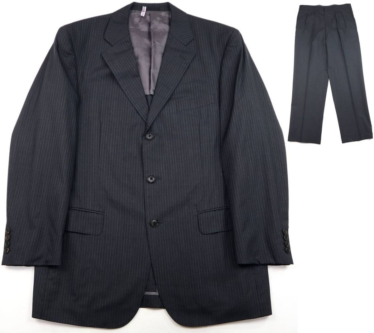 Yahoo!オークション - 美品 BURBERRY バーバリー ストライプ スーツ/ジ...