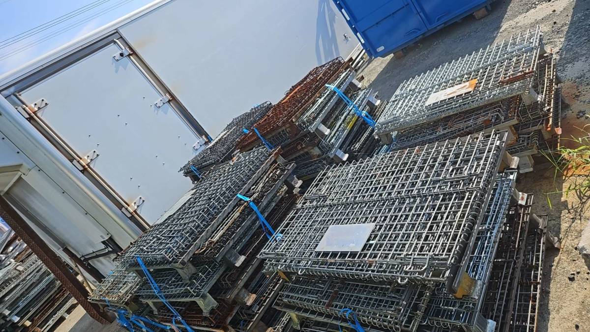 メッシュパレット / 網カゴ / 網パレット たて 760 × よこ 990 × 高さ 830 10枚セット 福岡より(スチール)｜売買されたオークション情報、yahooの商品情報をアーカイブ ...