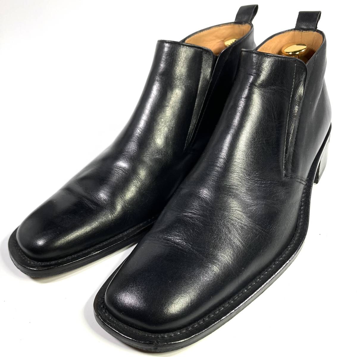 VISARUNO ビサルノ サイドゴアブーツ EU 41 25 5cm 本革 VISARUNO ビサルノ サイドゴアブーツ EU 41 25 5cm 本革