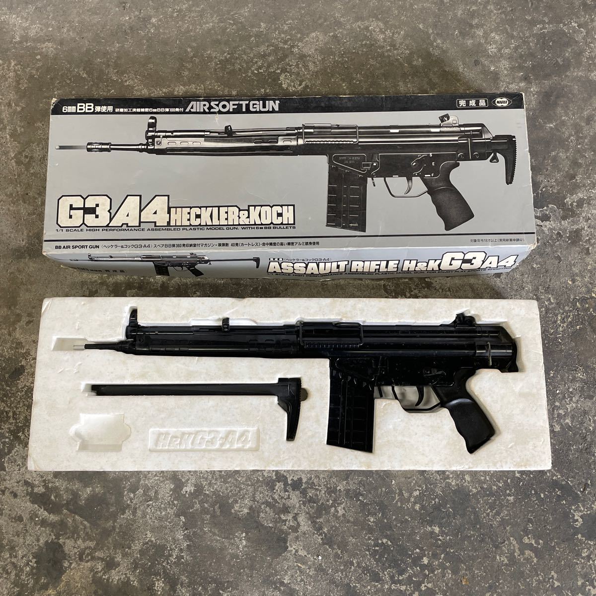 Yahoo!オークション - 【D-82】（ジャンク品）MARUI H&K G3A4 エアコッ...