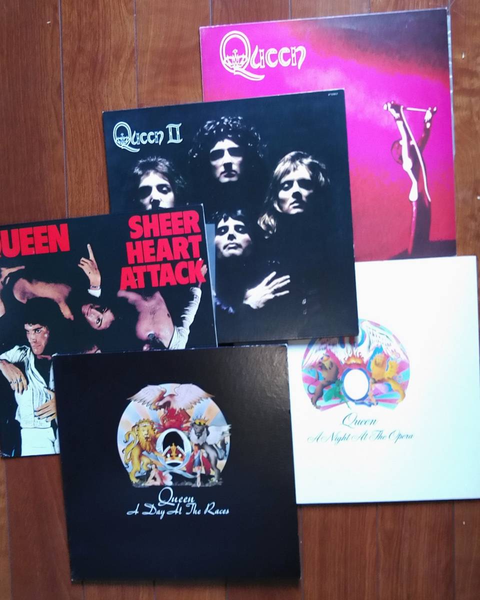 Yahoo!オークション - レコード LP QUEEN 初期5枚