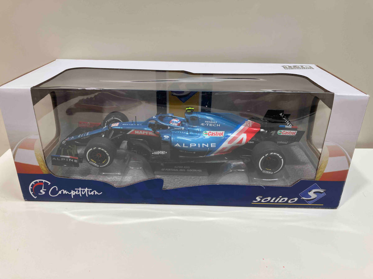 Yahoo!オークション - SOLIDO 1/18 - アルペン F1チーム A521-GPDU ポ...