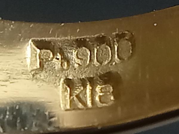 Yahoo!オークション - Pt900 K18 約11号 ダイヤモンド0.08ct 約4.4g プ...