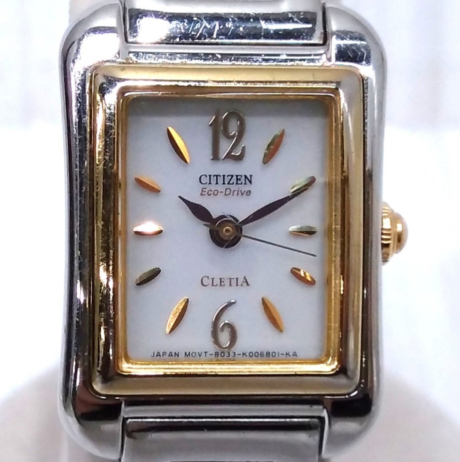 Yahoo!オークション - ジャンク CITIZEN シチズン クレティア B033-K00...