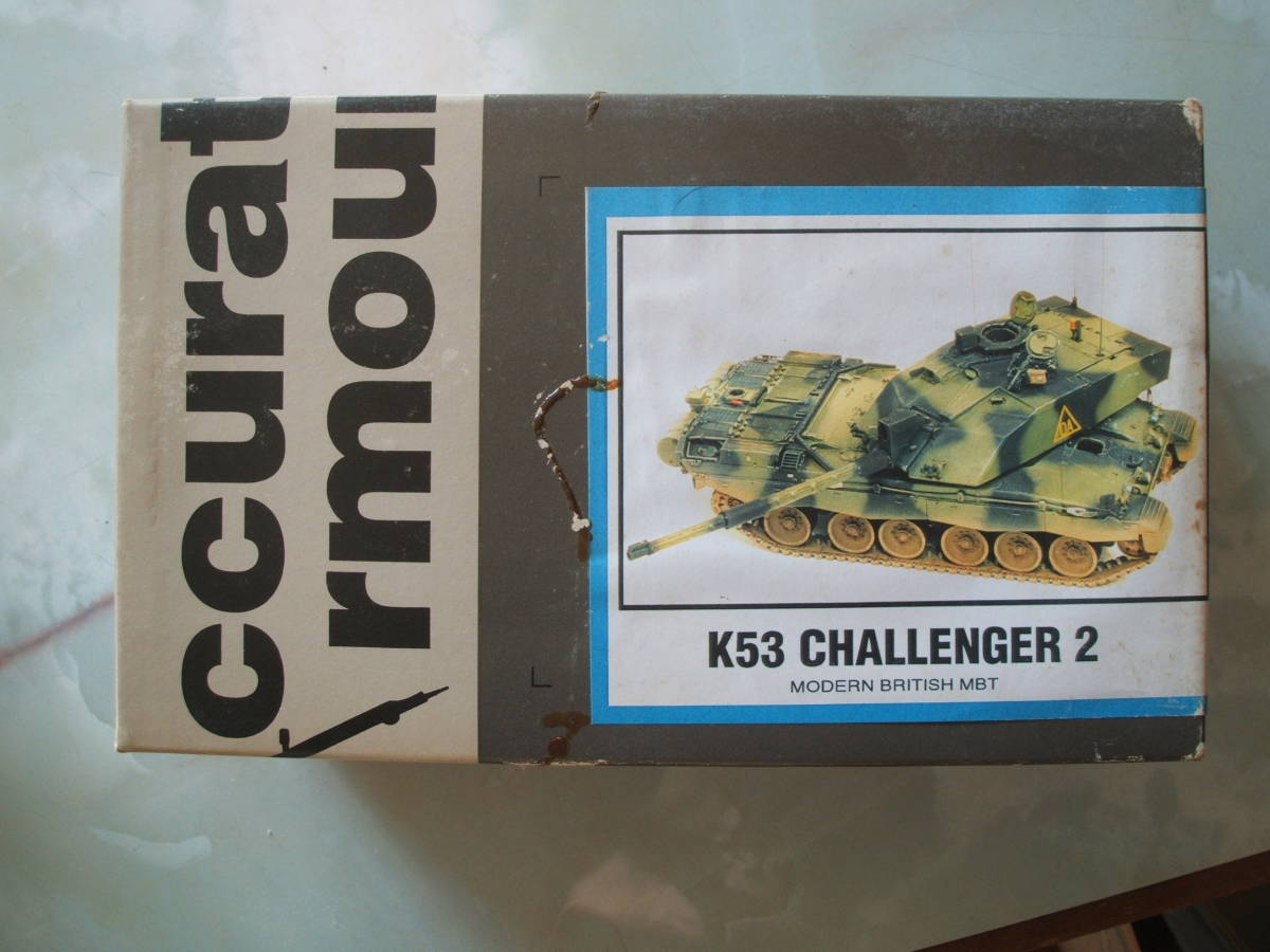 Yahoo!オークション - 1/35 Accurate Armour k53 challenger2 ガレージ...