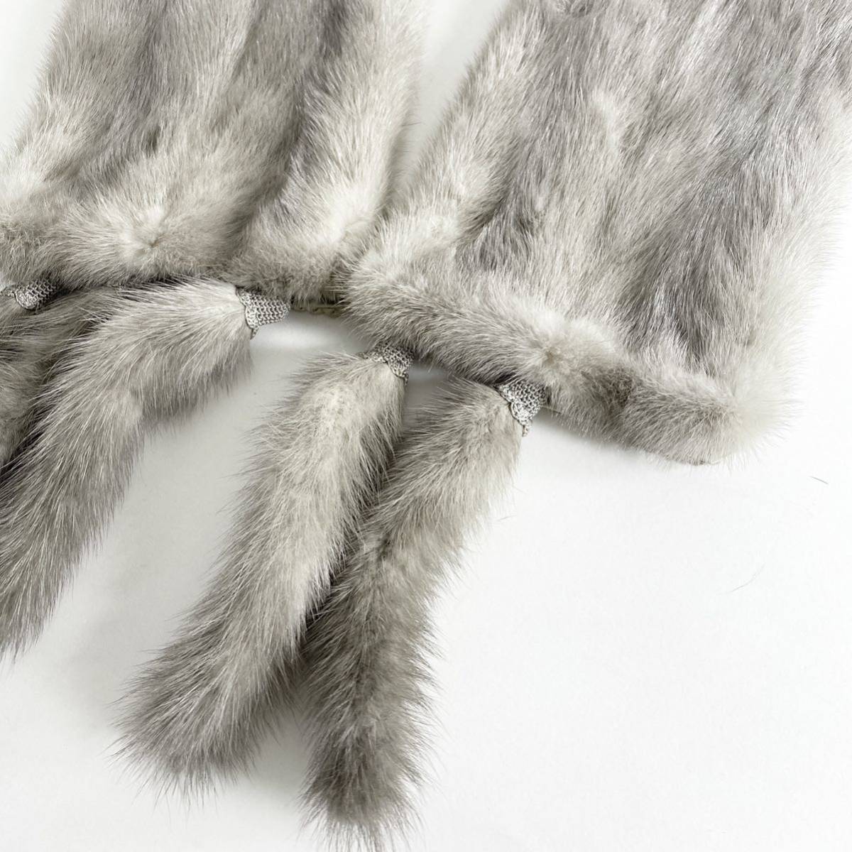 Yahoo!オークション - k10-14 最高級毛皮 サファイアミンク ミンクファ...