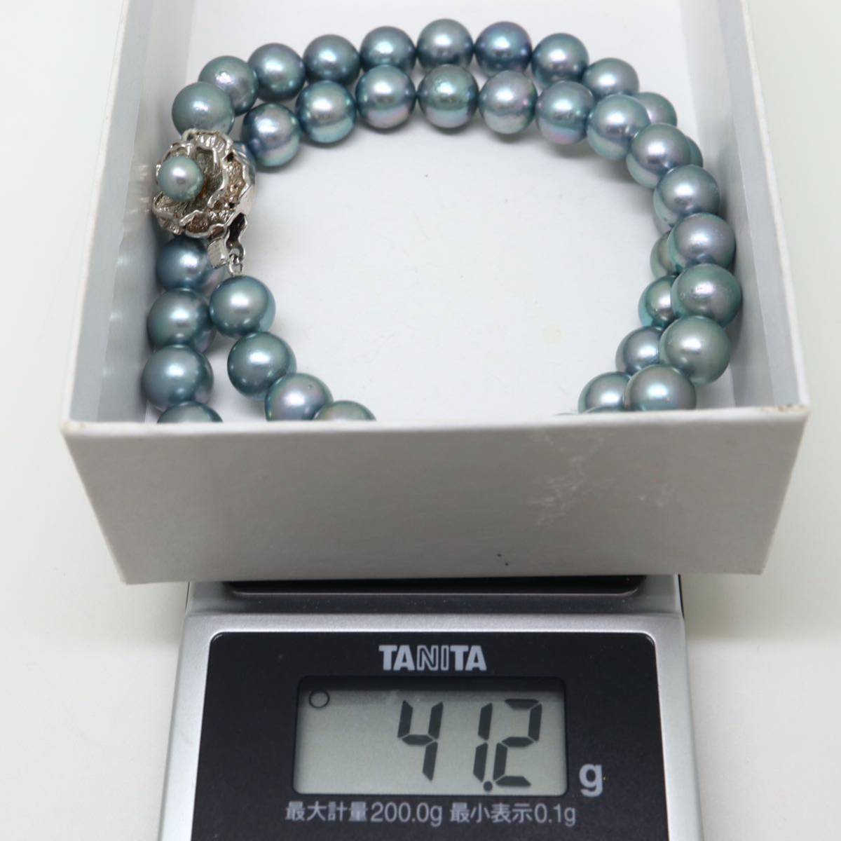 Yahoo!オークション - 良質 アコヤ本真珠ネックレス N 41.2g 42.0cm 6....