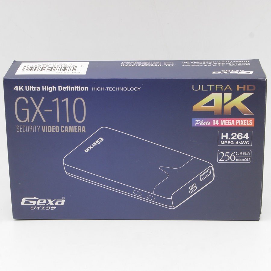 Yahoo!オークション - Gexa GX-110 4K 小型カメラ 充電器型カメラ モバ...