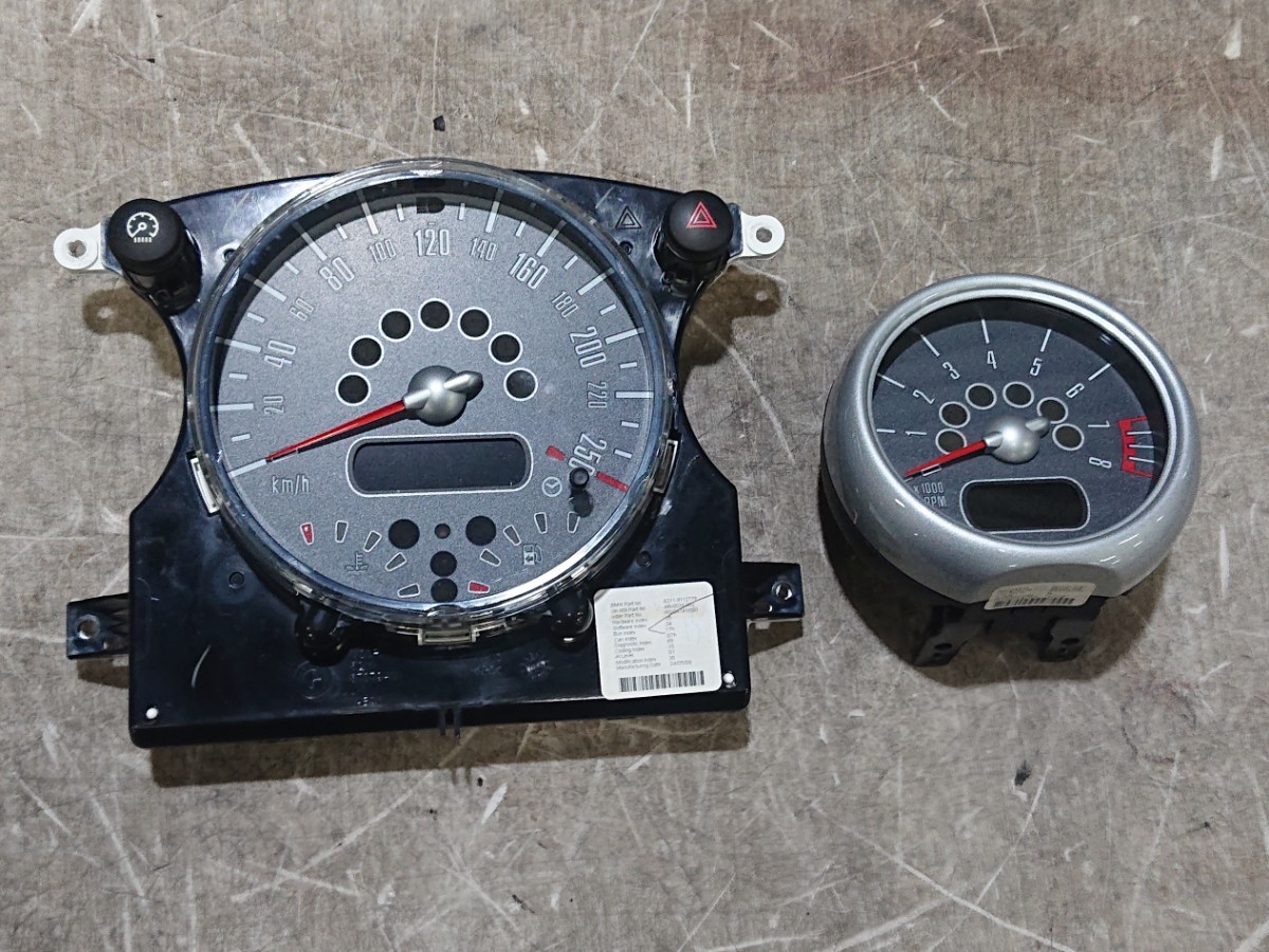 Yahoo!オークション - H279【超希少 JCW GP スピードメーター タコメ...