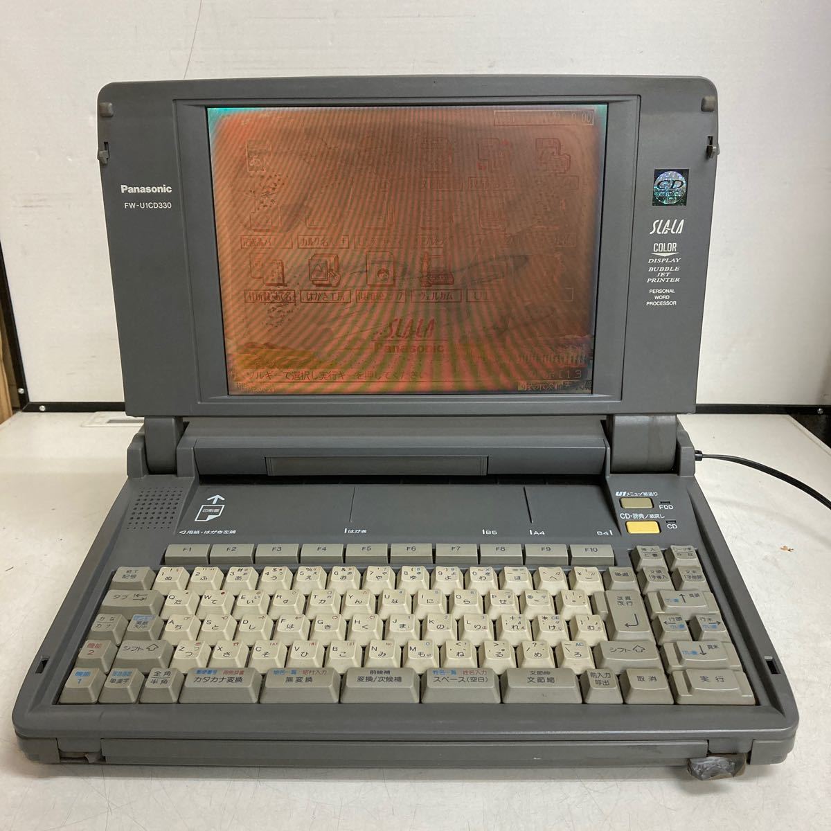 Yahoo!オークション - R508 Panasonic SLALA FW-U1CD330 ワードプロセ...