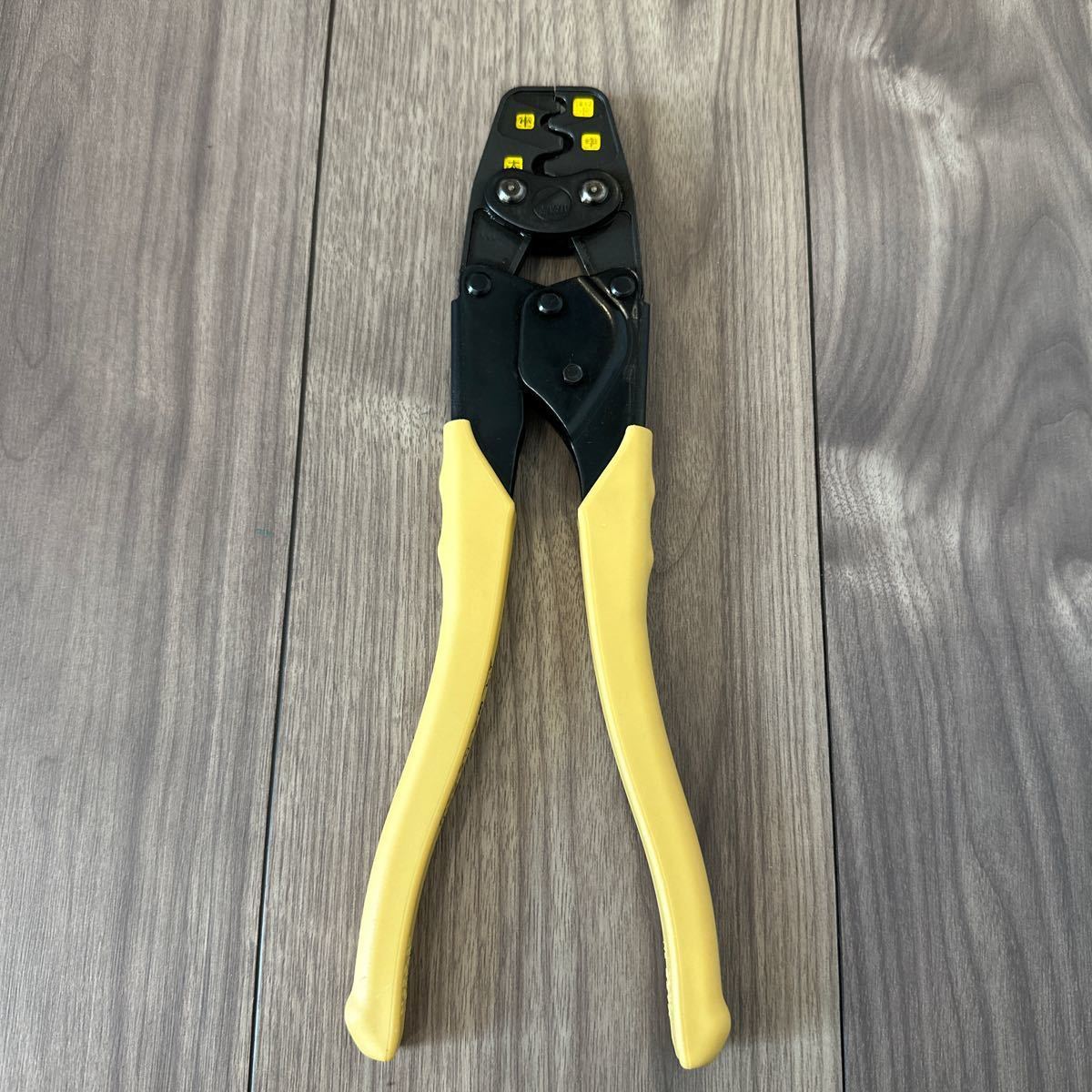 Yahoo!オークション - 電気工事士 圧着工具 DENSAN DC-17A 4サイズ対...