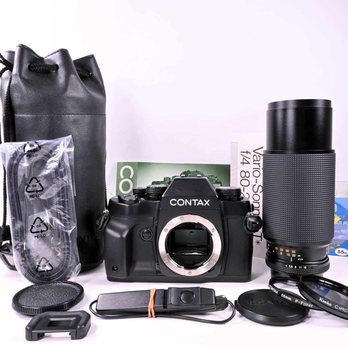 Contax Rx Carl Zeiss Vario Sonnar 80 200mm F4 T コンタックス 管理番号:a226 1