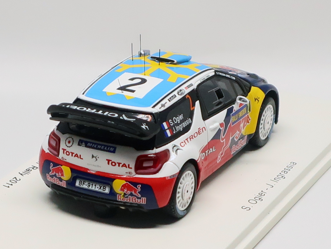 スパーク 1/43 シトロエン DS3 WRC 2011 スウェーデンラリー 4位 S.オジェ(レーシングカー)｜売買されたオークション情報、yahooの商品情報をアーカイブ公開 ...