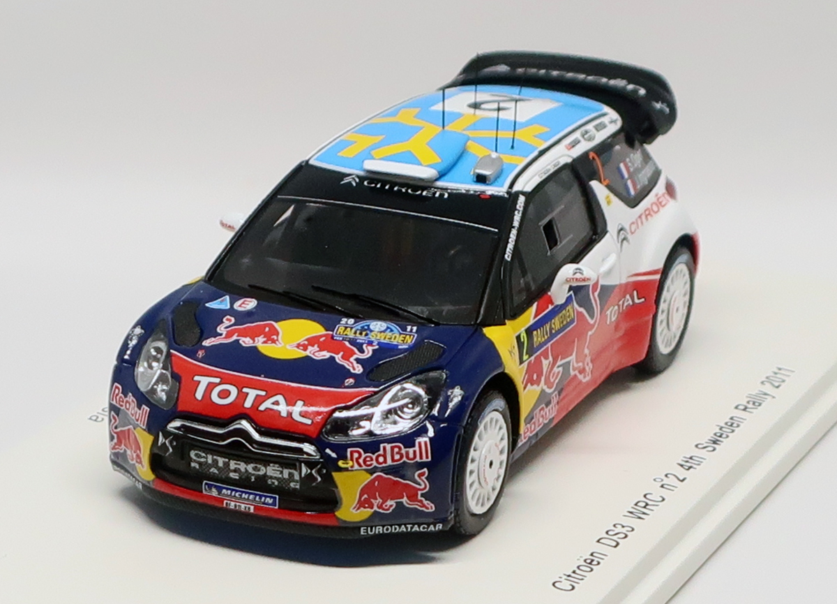 スパーク 1/43 シトロエン DS3 WRC 2011 スウェーデンラリー 4位 S.オジェ(レーシングカー)｜売買されたオークション情報、yahooの商品情報をアーカイブ公開 ...