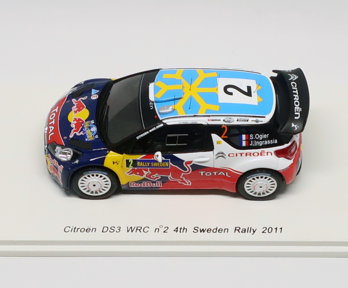 スパーク 1/43 シトロエン DS3 WRC 2011 スウェーデンラリー 4位 S.オジェ(レーシングカー)｜売買されたオークション情報、yahooの商品情報をアーカイブ公開 ...