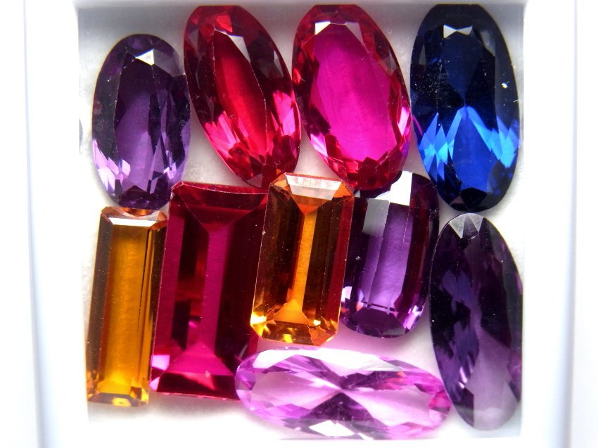 Yahoo!オークション - [Shimoe]最落無し 1円～合計43．7ct 色石...