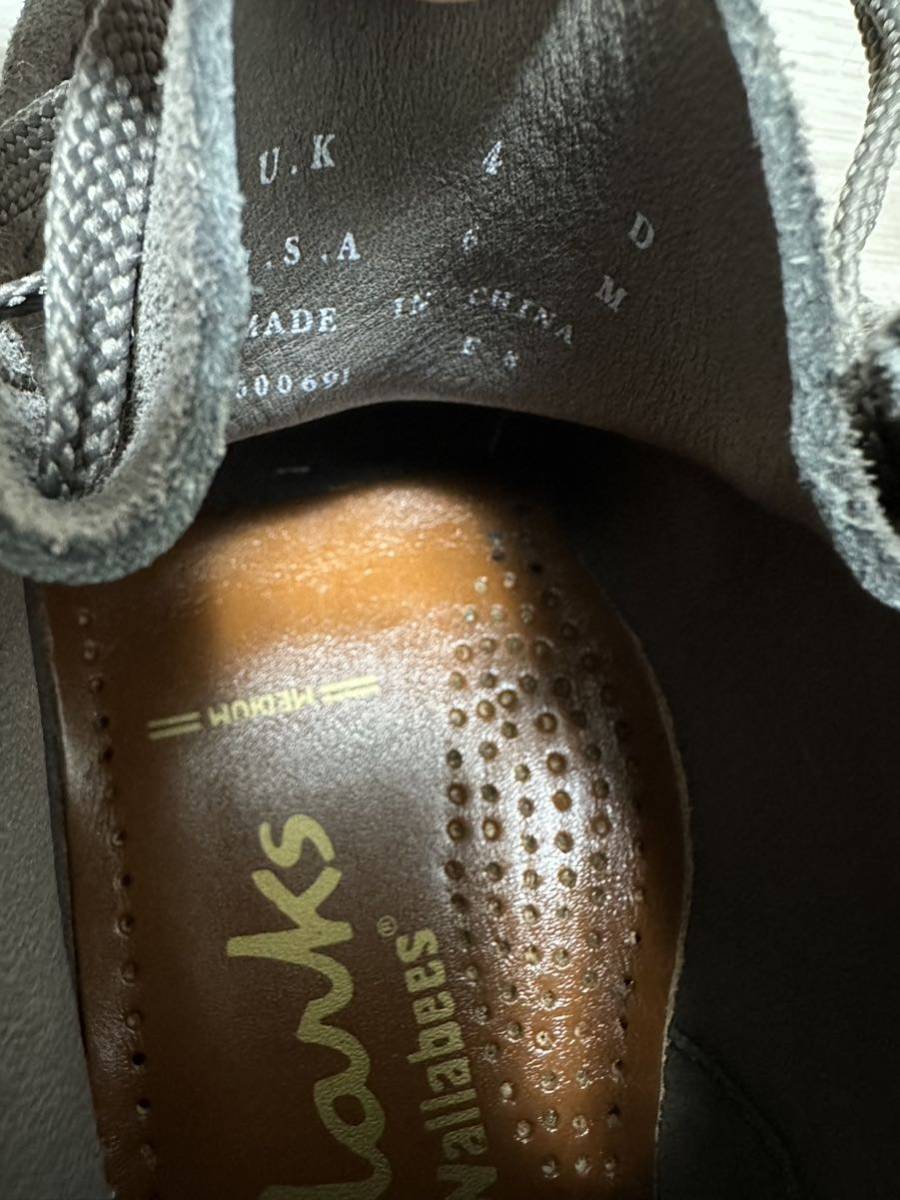 Yahoo!オークション - Clarks ワラビーブーツ グレー uk4 サイズ（23.0...