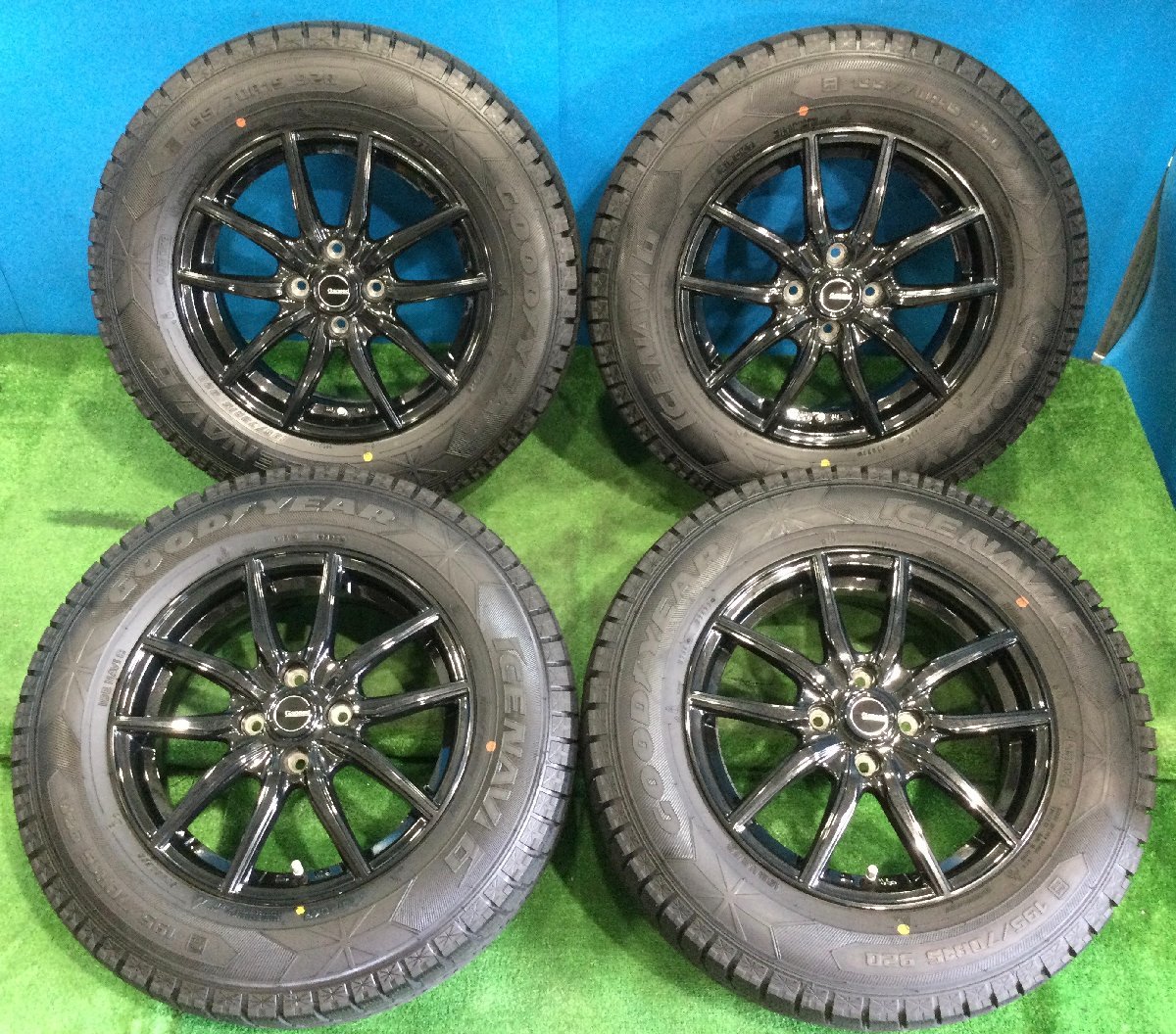 Yahoo!オークション - G Speed アルミホイール(15インチ 5.5J +43 4穴 ...