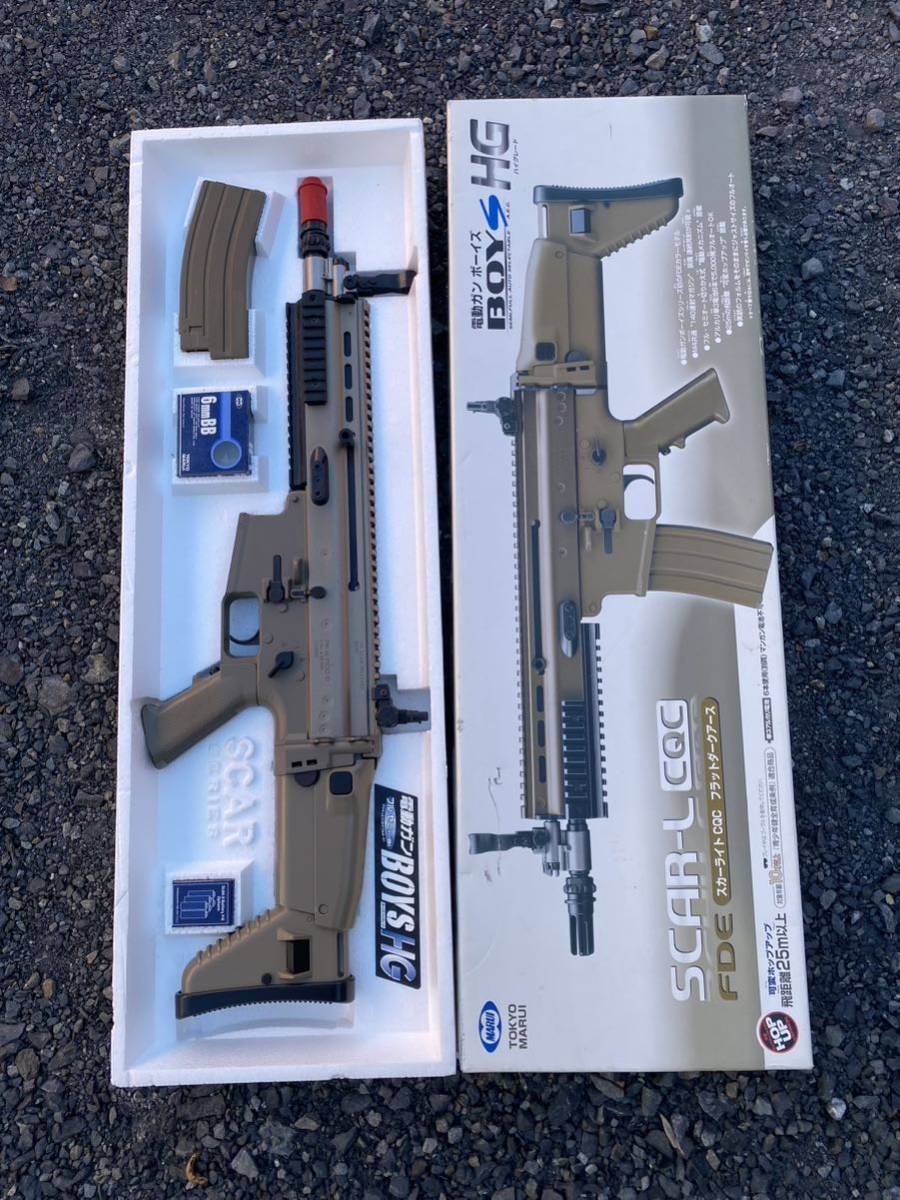 ジャンク扱い MARUI マルイ SCAR-L スカーライト CQC フラットダークアース(電動ガン)｜売買されたオークション情報、yahooの商品情報をアーカイブ公開 - オークファン ...