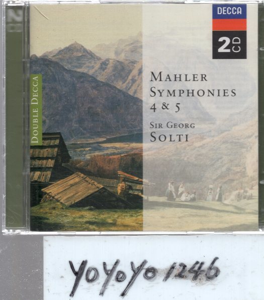 Yahoo!オークション - b394 マーラー 交響曲第4番＆5番/ショルティ(2CD...