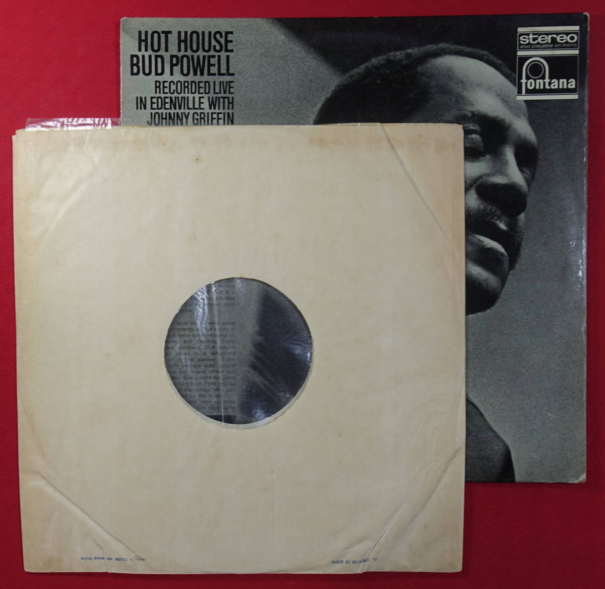 極美 UK Fontana オリジナル FJL 903 HOT HOUSE / Pud Powell 1Y1/2Y1(ジャズ一般)｜売買されたオークション情報、yahooの商品情報をアーカイブ ...