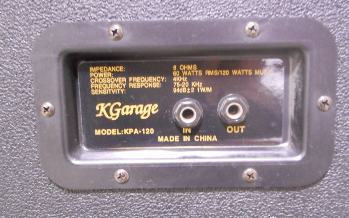 Yahoo!オークション - 【状態良好】 K-Garage KPA-120 P.A セット 120W...