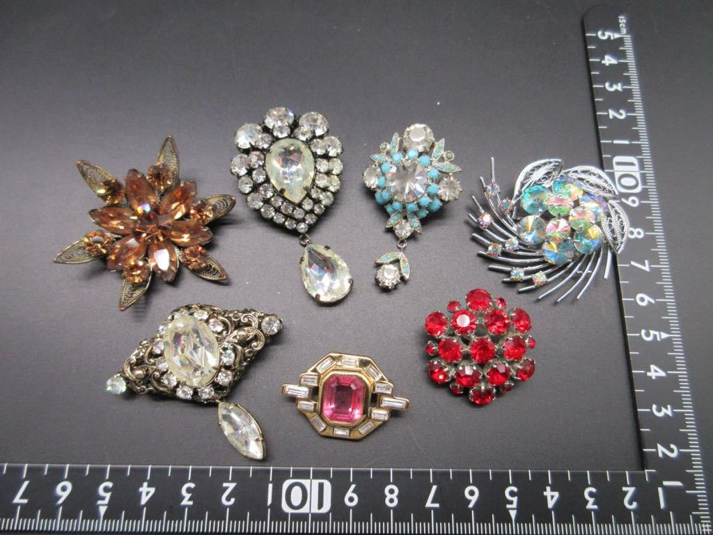 Yahoo!オークション - y86 ラインストーン ヴィンテージ ビンテージ ブ...