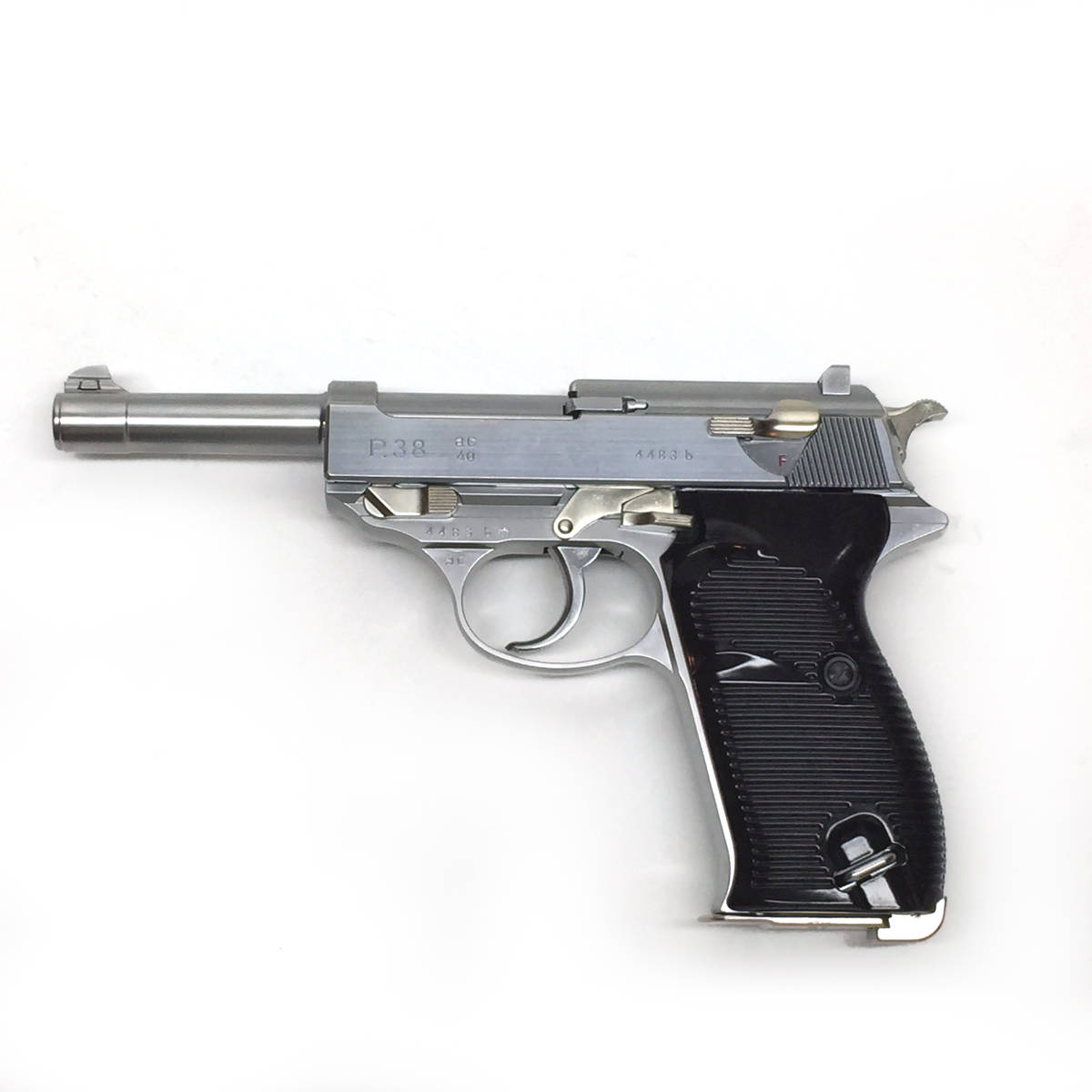 Yahoo!オークション - kk076 マルゼン ワルサーP38 （ac40） シルバー ...