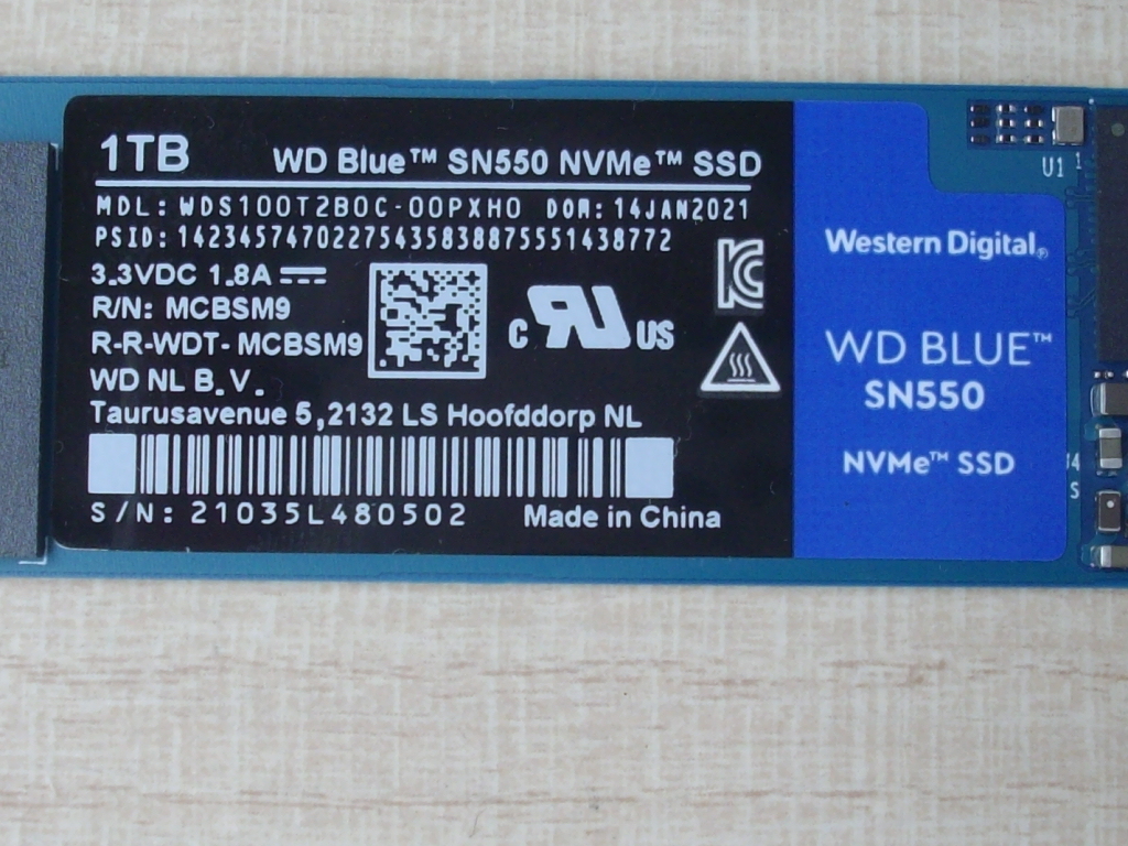 Yahoo!オークション - WD BLUE SN550 1TB NVMe SSD M.2 2280 WDS100T2B...