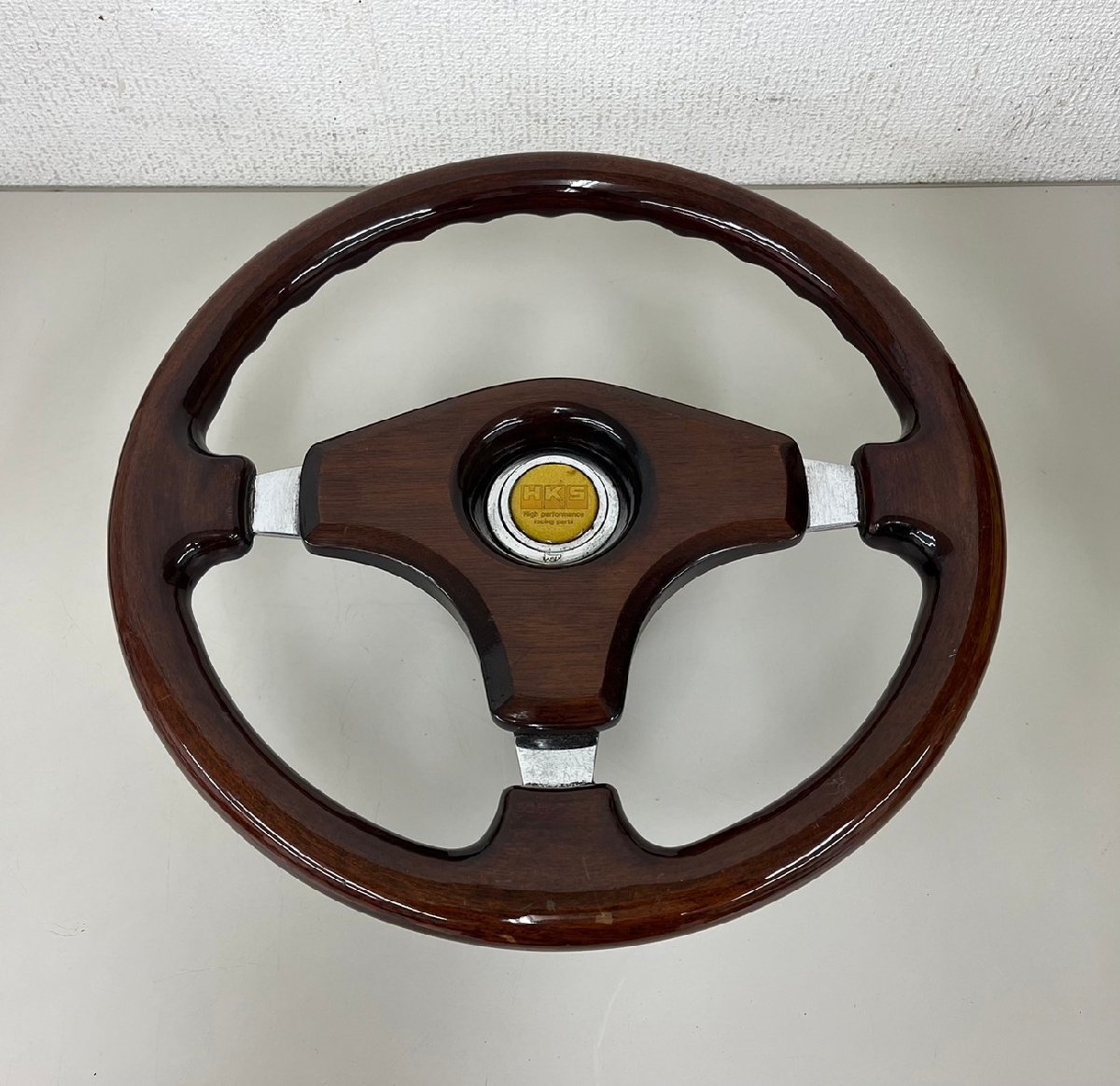 Yahoo!オークション - s241 現状品 HKS ウッド ステアリング ハンドル