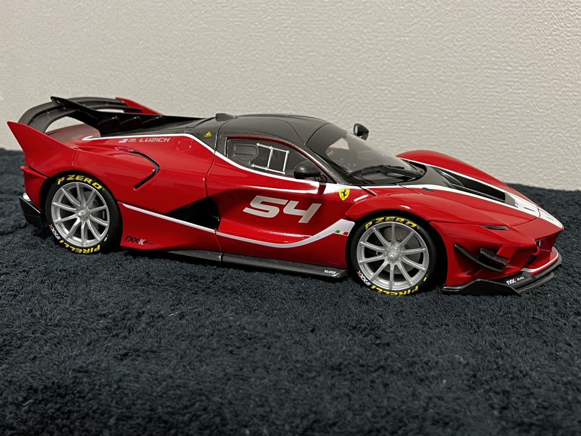Yahoo!オークション - Ferrari FXXK EVO 1/18 burago ブラーゴ フェラ...