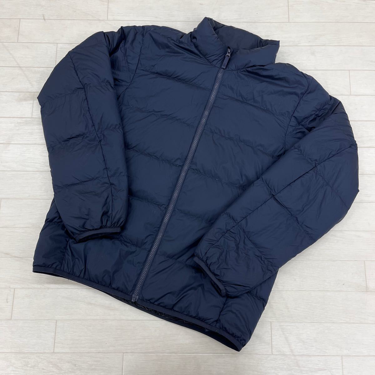 1228 UNIQLO ULTRA LIGHT DOWN ユニクロ ウルトラ ライト ダウン ジャケット アウター 長袖 フルジップ ネイビー メンズM(ジャンパー、ブルゾン)｜売買された ...