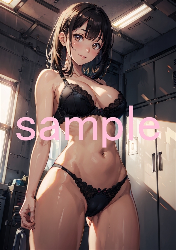 Yahoo!オークション - J239 下着 オリジナルイラスト 女子高生 同人 光...