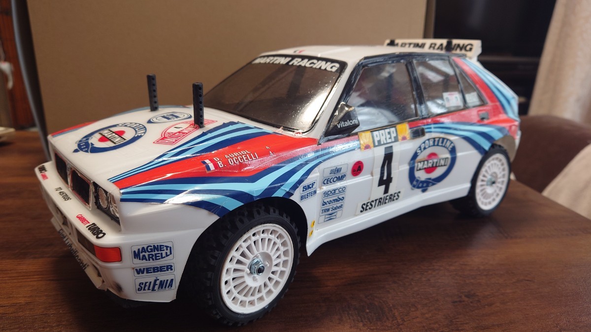 Yahoo!オークション - タミヤXV01 ランチアデルタ インテグラーレ ...