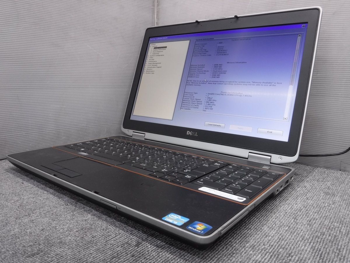 Yahoo!オークション - (M678)Corei5-2430M 2.40GHz DELL LATITUDE E652...