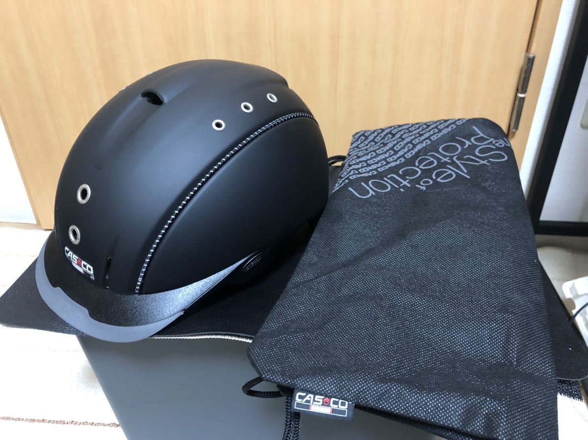 Yahoo!オークション - (D818) 乗馬用ヘルメット CASCO MISTRALL Mサイ...