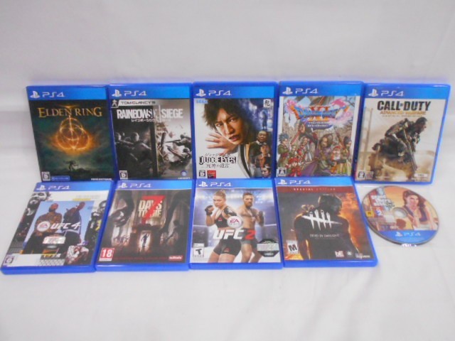 日本代購代標第一品牌【樂淘letao】－21 送60サ 1116%D08 PS4 ソフト12本セット(ロムのみ、海外版含む) エルデンリング 7DAYS TO DIE 他 ジャンク品