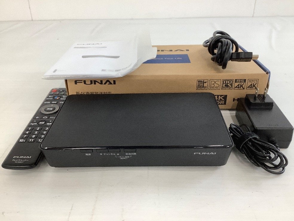 Yahoo!オークション - FUNAI 4K衛星放送対応テレビチューナー FT-4KS10...