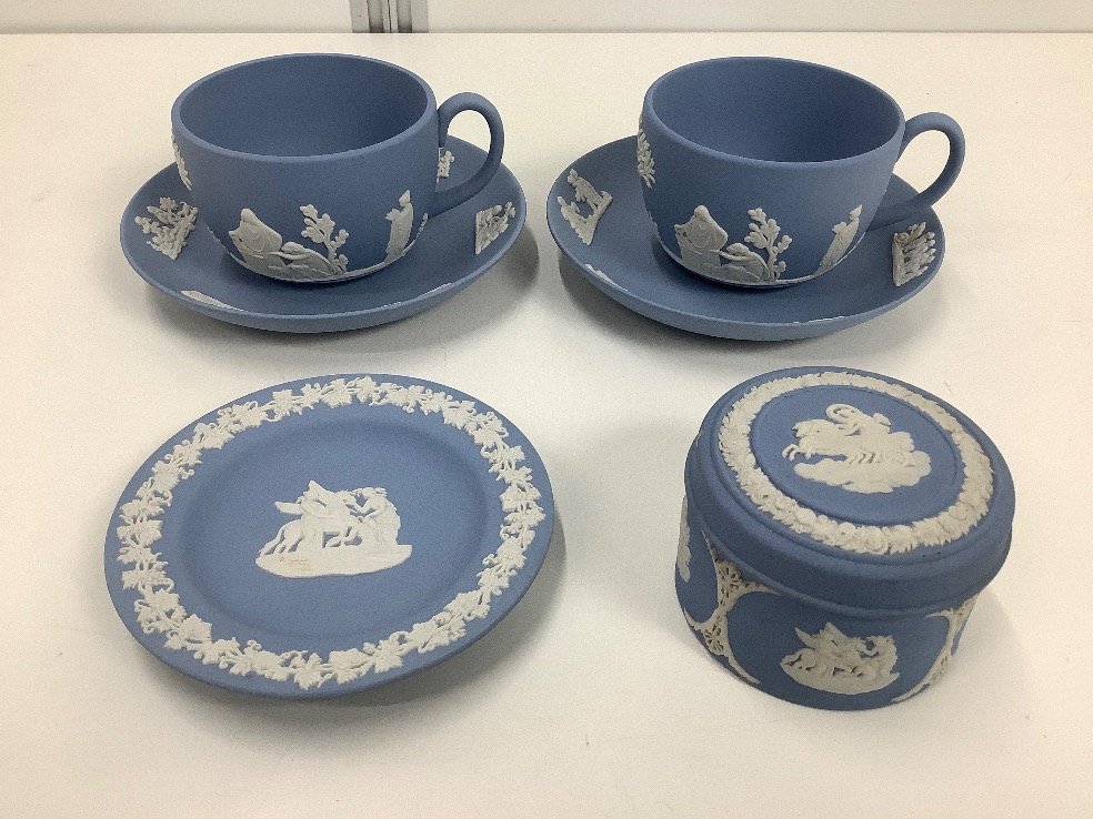WEDGWOOD ジャスパー カップ&ソーサー プレート 小物入れ まとめ ACBF 品(ウェッジウッド)｜売買されたオークション情報、yahooの商品情報をアーカイブ公開 - オークファン ...