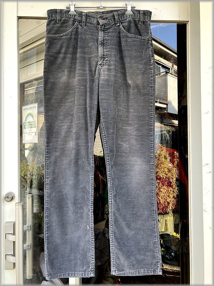 リーバイス 80s 84年 USA製 コーデュロイ パンツ 519 1557 W34L31 グレー 検 ビンテージ 70s 90s 501 アメリカ ストレート 古着(ボトムス)｜売買された ...