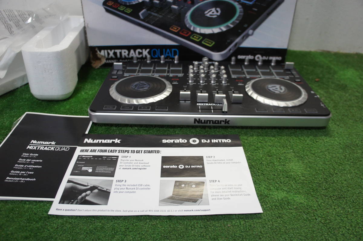 Yahoo!オークション - Numark 4チャンネルDJコントローラ MIXTRACK QUA...