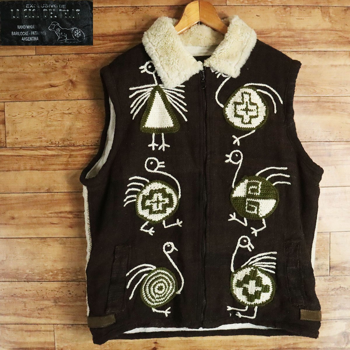 Yahoo!オークション - K2K/Y7.26-2 LA CASA DEL TELAR ラグベスト ブラ...