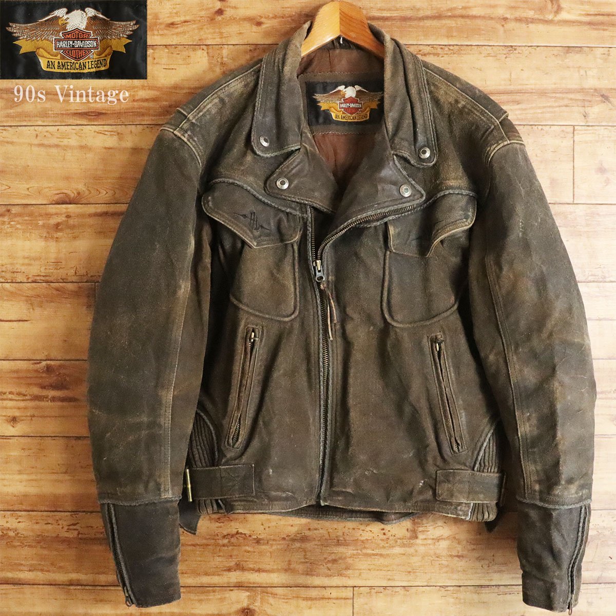 Yahoo!オークション - G8S/Y8.9-2 90s ビンテージ Harley Davidson ハ...