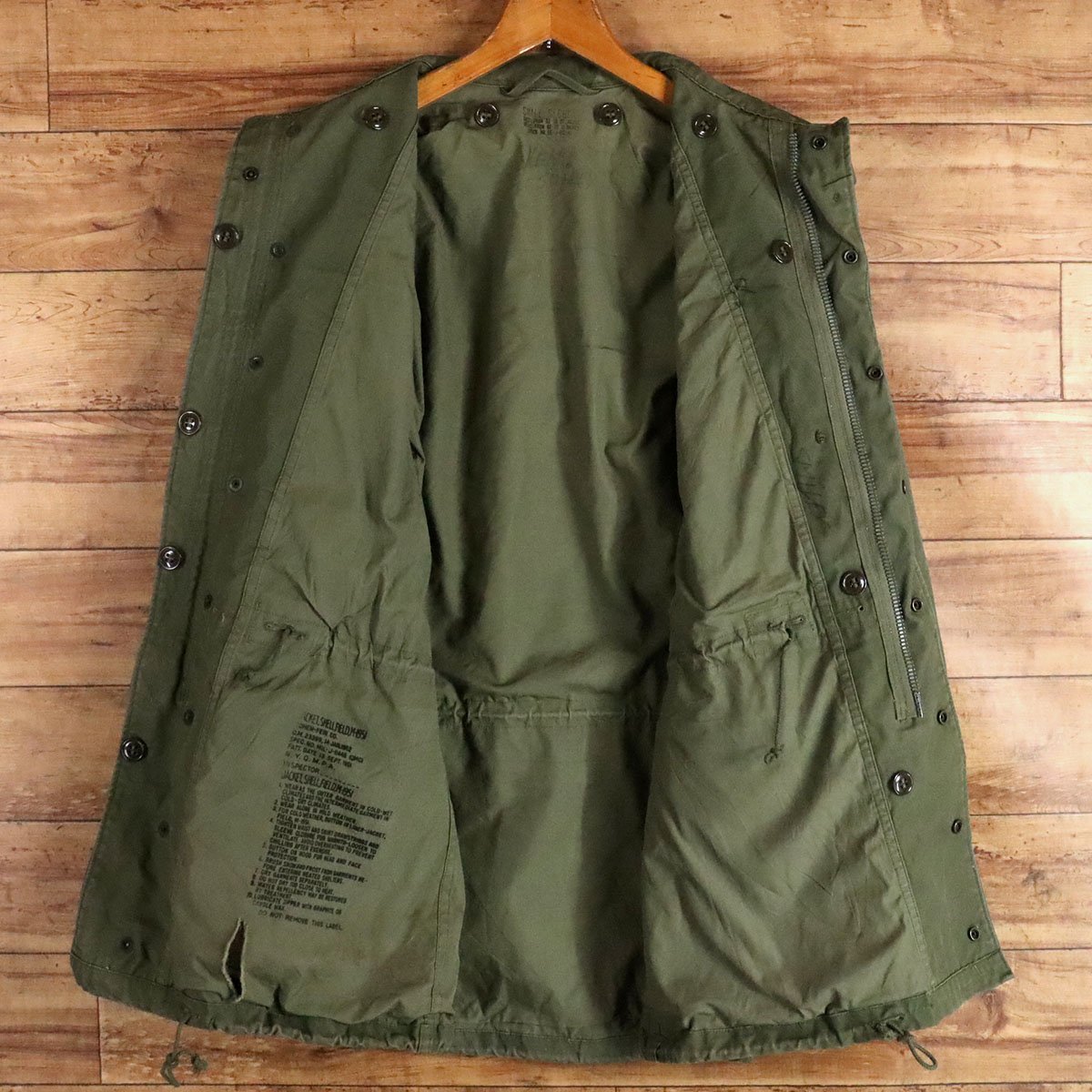 Yahoo!オークション - J10T/R10.23-4 50s ビンテージ 米軍実物 M-51 フ...