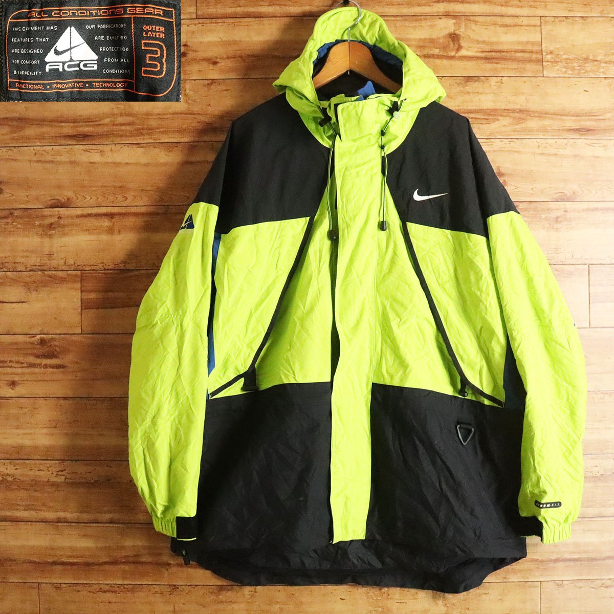 Yahoo!オークション - 4J/K5.1-3 00s NIKE ACG ナイキ マウンテンパー...