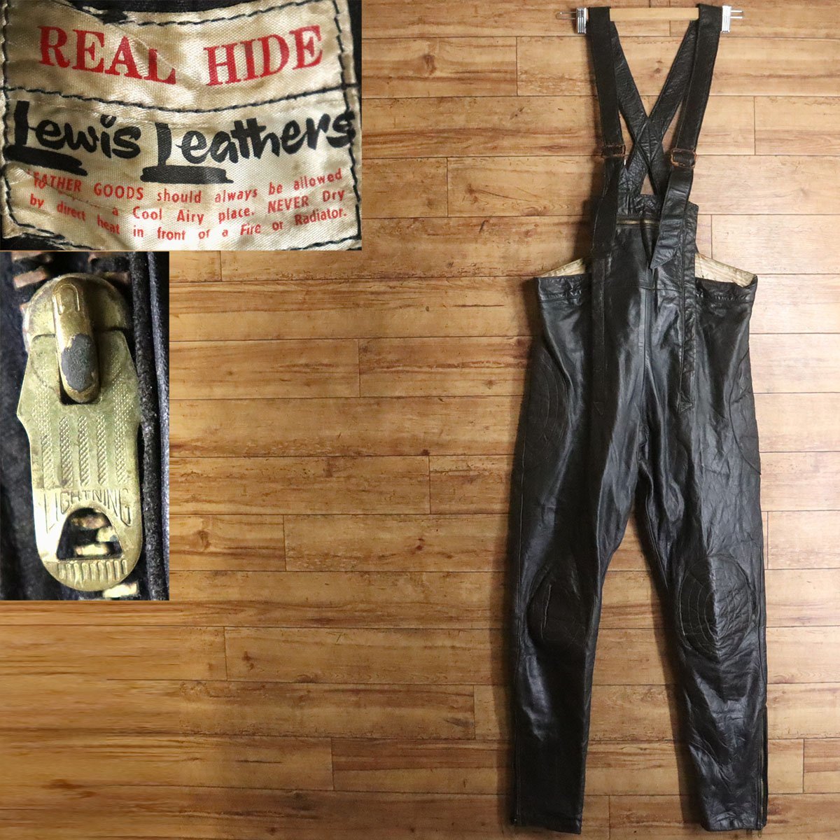 Yahoo!オークション - I3T/Y11.6-6 Lewis Leathers ルイスレザー レザ...