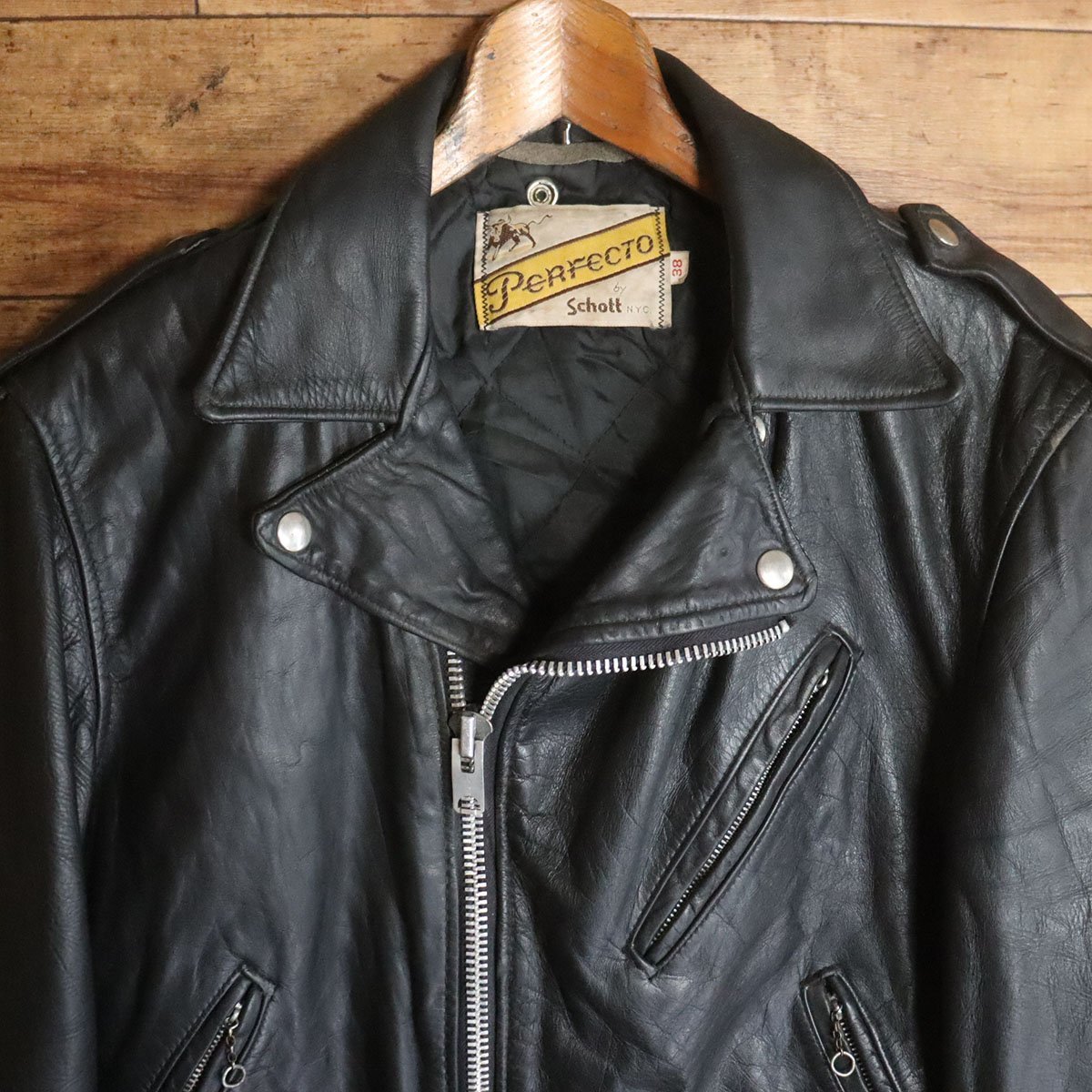 Yahoo!オークション - A6T/Y11.18-3 70s～ ビンテージ Schott ショット...