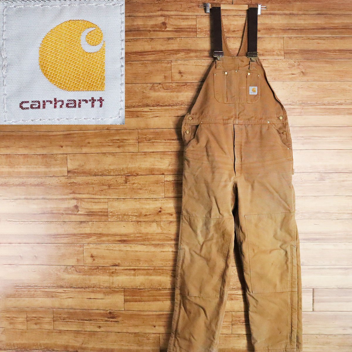 Yahooオークション G9ks76 2 Carhartt カーハート オーバーオール