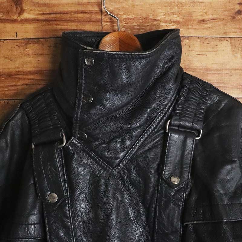 Yahooオークション G9kr724 4 モーターサイクルジャケット 本革