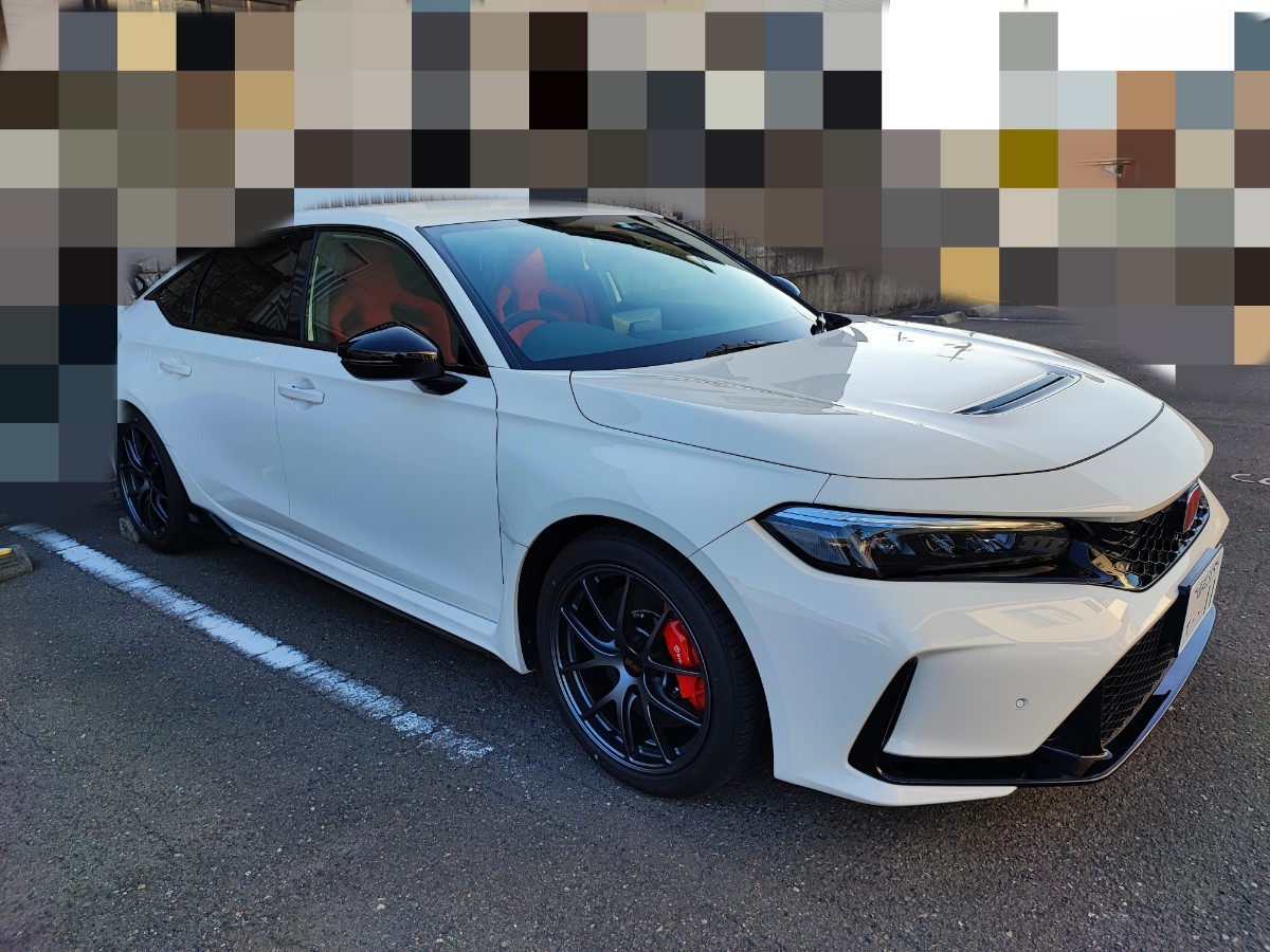 使用300キロ BBS RI-A RI-A025 9J-18インチ マットグレイ＋アゼニスFK510 245/40R18 ガラスコーティング済み FL5シビックタイプRに(ラジアルタイヤ ...